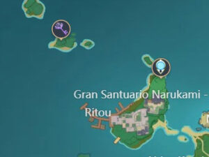 Localización de los Santuarios de las Profundidades de Inazuma