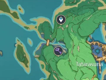 Localización de los Santuarios de las Profundidades de Inazuma